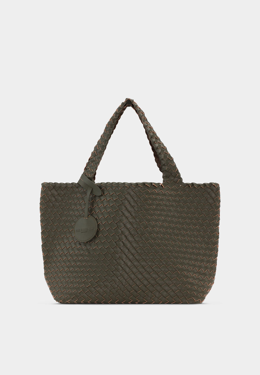 Ilse Jacobsen BAG08 Reversible Tote Bag – Army/Olive Leaf – Schuberts ...